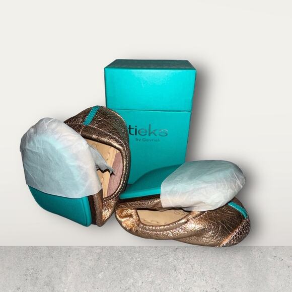 Tieks | Shoes | New With Box Tieks In Rose Gold Glam Sz 7 | Poshmark